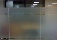 China Customizable Frosted Privacy Glass with High Privacy Level and Scratch Resistance for sale