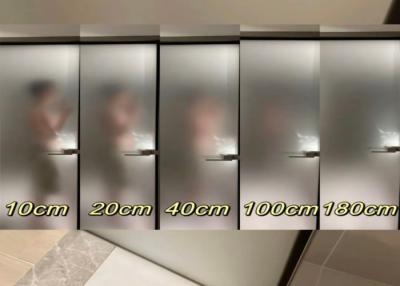 China Customizable Frosted Privacy Glass with High Privacy Level and Scratch Resistance for sale