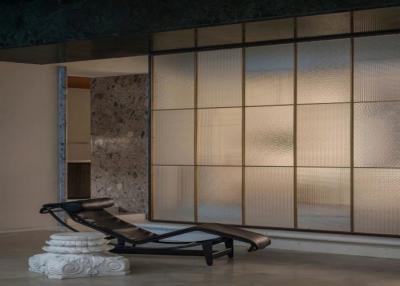 China Enhance Privacy and Style with Privacy Glass Acid Etched Frosted Glass Panels for sale