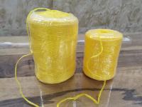 China High Tenacity Tanzania 2mm Polypropylene Baler Twine Yellow Color 18000D for sale
