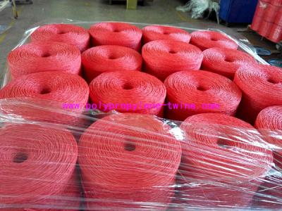 China Virgin PP Split Film Banana Rope Twine , Plastic Greenhouse Twine 22500D 27000D for sale