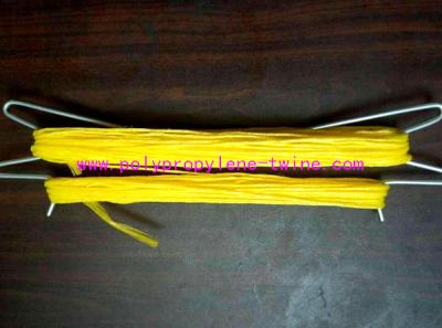 China 1mm 1200m/Kg Packing PP Tomato Twine For Agricultural UV Treated Yellow for sale