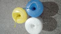 China 400m/Kg Polyproplyene Banana Twine Yellow Rope Baler 1ply / 3ply for sale