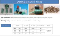 China UV Resistant Polypropylene Tying Twine with High Tensile Strength (105KGF - 250KGF) and Customizable Length for Greenhouse and Agriculture for sale