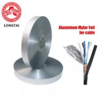 China Blue or Silver 15um-25um AL PET Insulation Tape For Cable Wrapping for sale