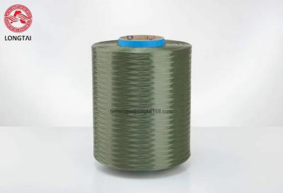China Taparan For Aramid Green Dyed Polyester Filament Yarn 1000 Denier for sale