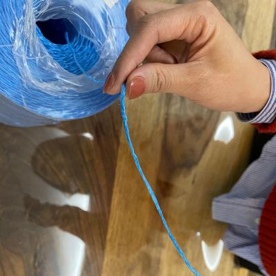 China UV Additive 1%-2%  Blue Tomato Tying Twine 1200m/Kg 1050m/Kg 1000m/Kg for sale