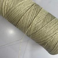 China Polypropylene Fibrillated Twisted Thread For Sausage Loop Twine 460Tex 2ply Beige for sale