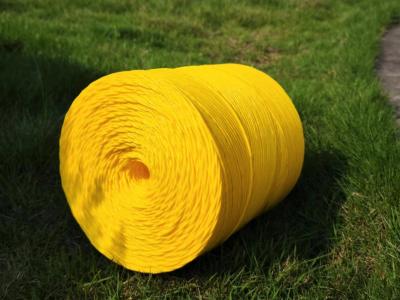 China Agriculture Tying Yellow Banana PP Twine With UV 9000D-27000D for sale