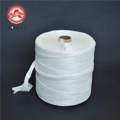 China 85KD 200KD 100KD Raw white transparent fibrillated pp cable filler yarn for sale