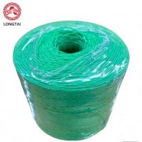 China High strength Green Fibrillated Polypropylene Greenhouse Twine T1800 1kg Bobbin for sale