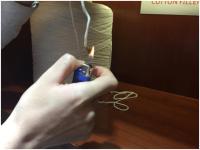 China OI>45 Halogen-free Flame Retardant Filler Recyle Cotton Yarn Environmental for sale