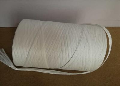 China White Color Split Film Cable Filler Yarn 2mm - 30mm Diameter Winding On Tube Packing for sale