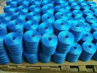 China 3mm Yellow PP Baler Twine 100% Virgin Polypropylene Packing Twine UV Stabilized Twist Twine 400lbs for sale