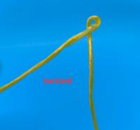 China Polypropylene split film rope pp baler twine for hay square and packaging for sale