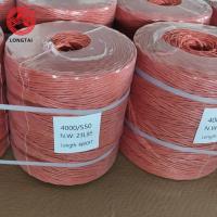 China UV Resistant High Tensile Strength Weather-Resistant Terracotta PP Twine for Greenhouse and Field Crop Support for sale