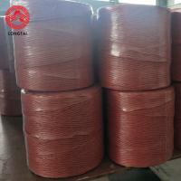 China UV Resistant High Tensile Strength Weather-Resistant Terracotta PP Twine for Greenhouse and Field Crop Support for sale