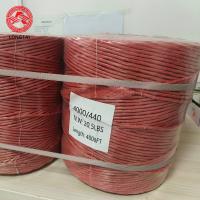 China UV Resistant High Tensile Strength Weather-Resistant Terracotta PP Twine for Greenhouse and Field Crop Support for sale