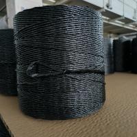 China UV Resistant 1.8kg roll 1g/m black pp twine for sale