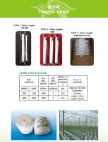 China Tomato Roller Hook with Twine | Greenhouse Plant Support Hook for Tomato, Cucumber and Vine Crops for sale