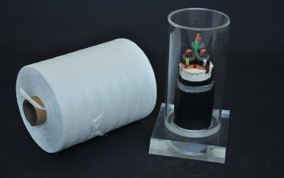 China Low / Medium Voltage Cable Filler Yarn  Breaking Strength 0.2-1.4g/D for sale