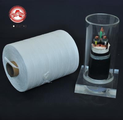 China Cable Filling Polypropylene Filler Yarn 60000D Flame Retardant White twisted pp cable filler for sale