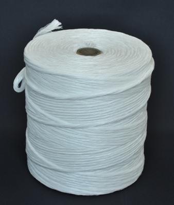 China 25KD Polypropylene Split Yarn For Electrical Power Cable Twist White Cable PP Filler Yarn for sale