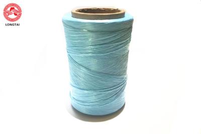China IEC Standard 27000 Denier PP Filler Yarn Halogen Free Flame Reatrdant Blue for sale
