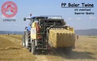 China UV Stabilized Square Or Round PP Baler Twine 130 Meter / 9kg Yellow Color for sale