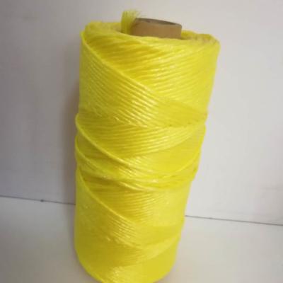China High Breaking Strength 3 Ply Twisted Banana Twine , Fibrillated PP Packing Twine for sale
