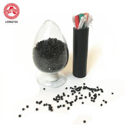 China Cable jacket 1.42g/Cm3 Polyvinyl Chloride Pellets Fire Resistant Insulation Compound for sale