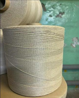 China 4600dtex Twisted Polypropylene Thread Sausage Butcher PP Twine Fibrilated 2ply for sale