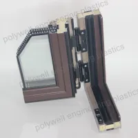 China Thermal Break Aluminum Sound Insulation System Window Triple Pane Double Cavity 6050 T5 Profile for sale