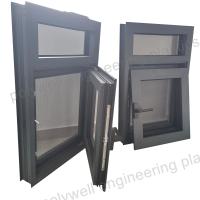 China Modern Design Custom Casement Sliding Aluminum Folding Swing Window With Double Tempered Glass for sale