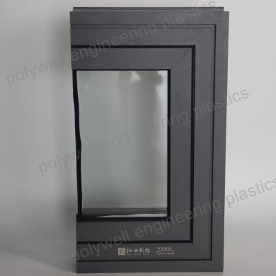 China Modern Style Custom Casement Window with Three Layers of Tempered Glass Imact-resistant Windproof for sale
