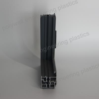 China Good Sealed Double Glazing Aluminum Thermal Break Sliding Folding Doors Window Profile for sale