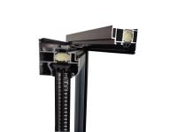 China Triple Glazing Aluminum Heat Insulation Sliding Windows Thermal Break Windows Profile for sale