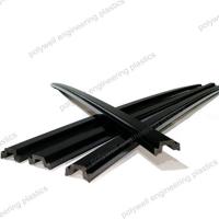 China Heat Barrier Strut PA66 GF25 Thermal Insulation Nylon Strip Polyamide Extrusion Plastic Product for sale