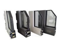 China Safety Three/ Two 2/ 1 Cavity Glazing Aluminum Heat Insulation Sliding Windows Thermal Break for sale