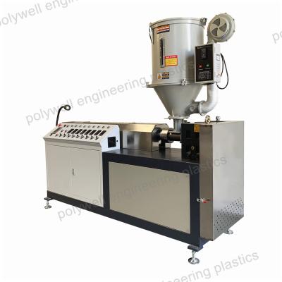 China Black Polyamide Granules Reinforced Plastic Pellet Forming PA Strip Plastic Extruder for sale