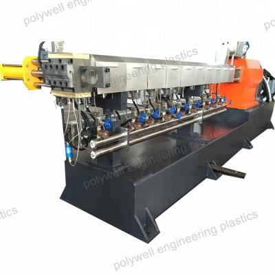 China Recycled PA Plastic Granules Making Machine With 300-500kg/H Capacity Extruder for sale