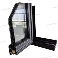 China Popular Design Thermal Insulation Broken Bridge Aluminum Push-Pull System Window for sale