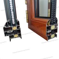 China Double Glass Aluminum Folding System Window With Thermal Break Strips for sale