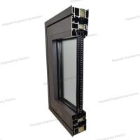 China Thermal Break Strips Aluminum Folding System Window Super Hardness Double Glazed Profile for sale