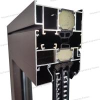 China Double Glass Aluminum Folding System Window With Thermal Break Strips for sale