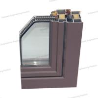 China Exquisite Design Soundproof Broken Bridge Aluminum Sliding Window Heat Resistant for sale