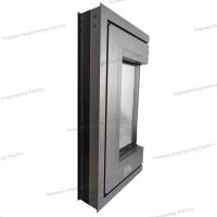 China Fireproof Broken Bridge Aluminum Window Triple Glazing With Foam Technology for sale