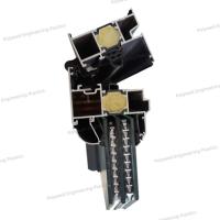 China Robust Frame Aluminum Alloy Fold Windows Thermal Break Sliding Casement Profile for sale