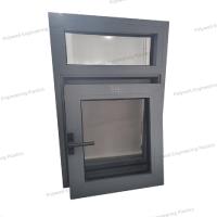 China High Security Aluminum Thermal Break Sliding Doors Profile Glazing With Lever Lock for sale