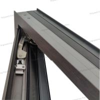 China Double Glazed Aluminum Folding Window Tempered Impact Resistant Commercial Profile for sale